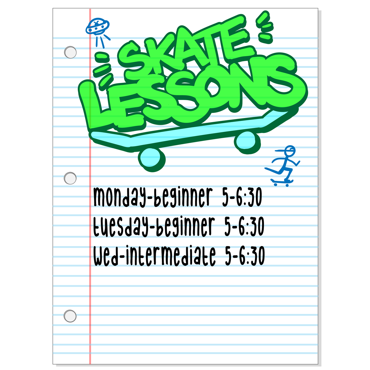 Skate Lessons The Yard